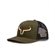 Ranch Brand Rancher Cap - Moss Green & Black with Gold Logo