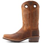 Botte Western Ariat Hybrid Roughstock Square Toe pour Homme - Sorrel Crunch