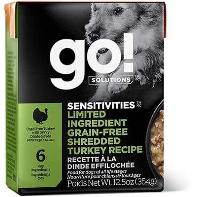 Nourriture Humide pour Chien Go! Solutions Sensitivities Sans Grains ...