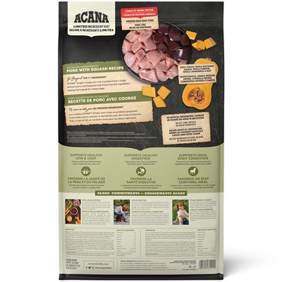 Nourriture Sèche pour Chien Acana Simple Ingrédients Limités Porc avec ...