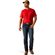 T-Shirt Ariat Leather Shield pour Homme - Redline